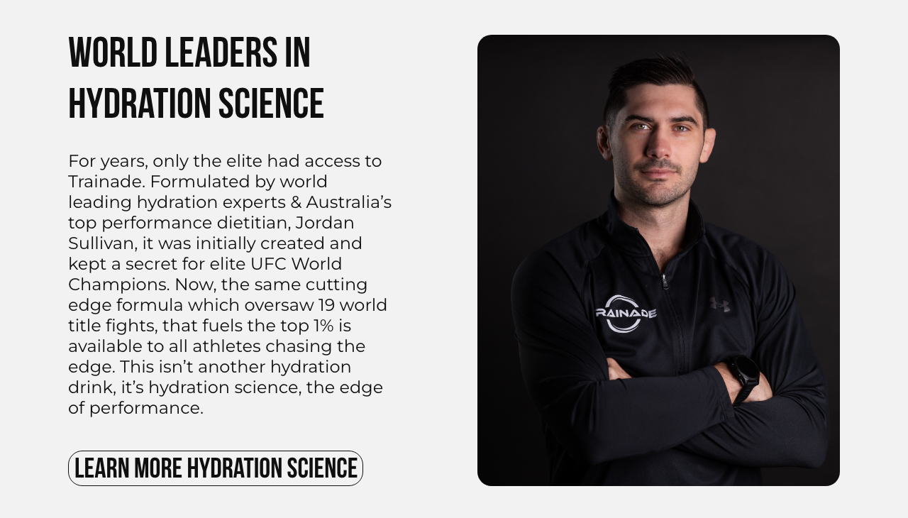 Trainade Hydration - Australia's Best Hydration Drink